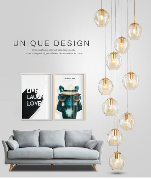 Concave Glass Chandelier – JinYi